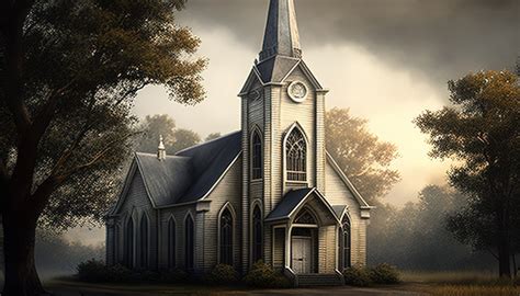 Stormy Church In The Woods Backgrounds  Free Download Pikbest