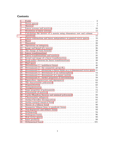 Linear Algebra Note By Sophie Morel Pdf Matrix Mathematics Linear Map