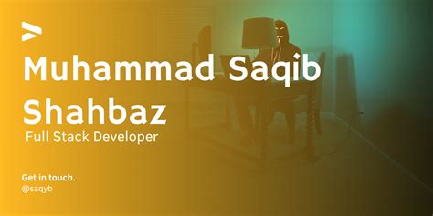 Saqyb Muhammad Saqib Shahbaz · Github