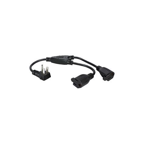 Qvs® Outletsaver 1 33 Ac Power Splitter Adapter Image 1