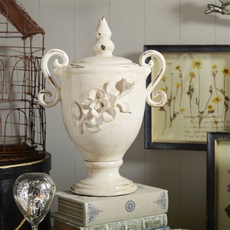 Privilege Lidded Decorative Urn And Reviews Wayfair