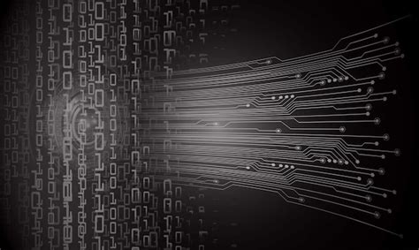 Кибер схема будущей технологии концепции фон Премиум векторы