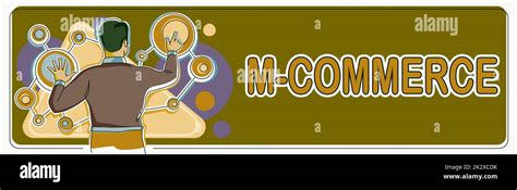 Inspiration Showing Sign M Commerce Business Concept Commercial Transactions Conducted