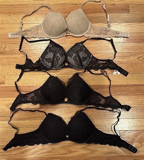 4 Victorias Secret Very Sexy Collection Push Up Lace Gem