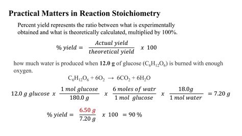 Chemical Reaction Stoichiometry | PPT