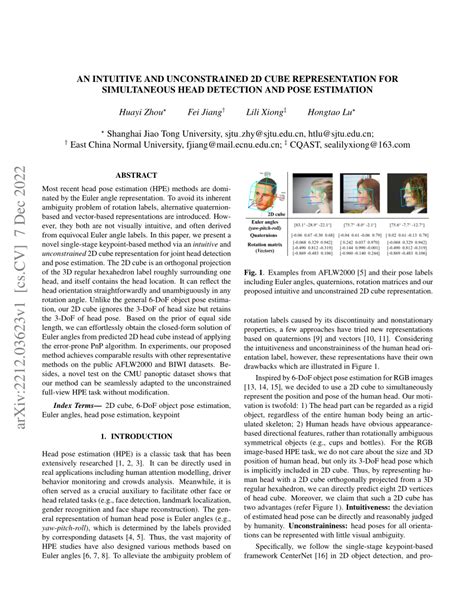 pdf an intuitive and unconstrained 2d cube representation for