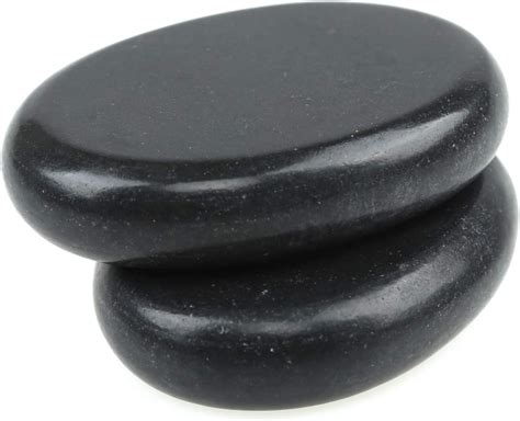 Windfulogo 2pcs Professional Hot Massage Stones Set Natural Lava Heated