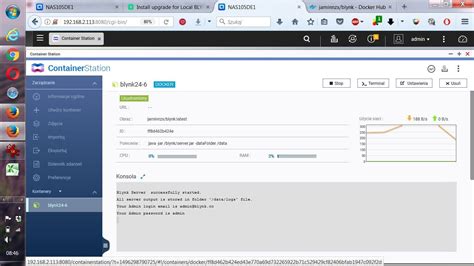 install upgrade for local blynk server docker local blynk server