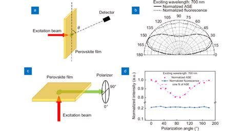 Angle And Polarization Dependences For Ase And Pl A Setup For Download Scientific Diagram