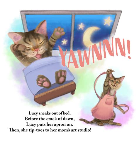 Lucy Loves Art Picture Book On Behance