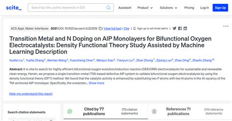 Transition Metal And N Doping On Alp Monolayers For Bifunctional Oxygen