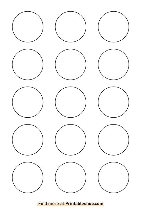 Free Printable Blank Coin Templates Pdf Included Printables Hub