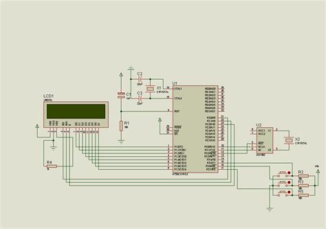Ds1302 Rtc 8051 Digital Clock Circuit Lcd Display Electronics