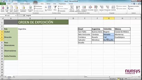 Tutorial Excel Doble Validacion De Datos YouTube