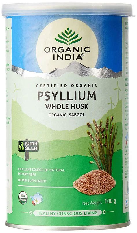 Buy Organic India Whole Husk Psyllium In Delhi India At Healthwithherbal