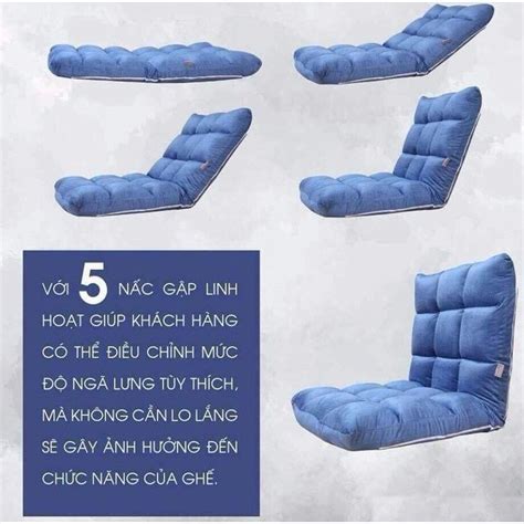 Ghế Sofa Lười Tatami Ghế Bệt Tựa Lưng Kiểu Nhật Bản Cao Cấp Đa Năng