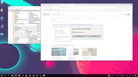 How To Bring Back The Close All Tabs Warning In Microsoft Edge Windows Central