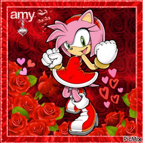 Amy Rose In Red  Animé Gratuit Picmix