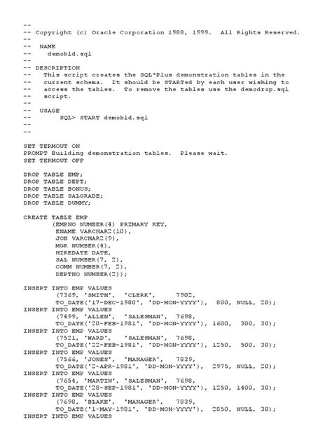 Table Pdf Information Technology Management Sql