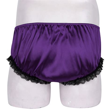 Mens Male Lace G String Underwear Lingerie Sissy Pouch Bikini Briefs
