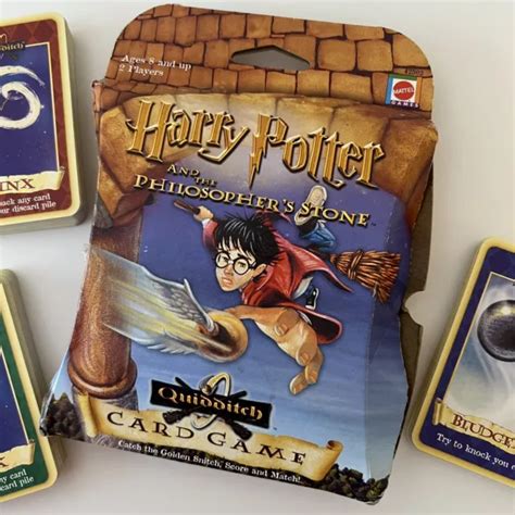 Harry Potter And The Philosophers Stone Quidditch Card Game Vintage