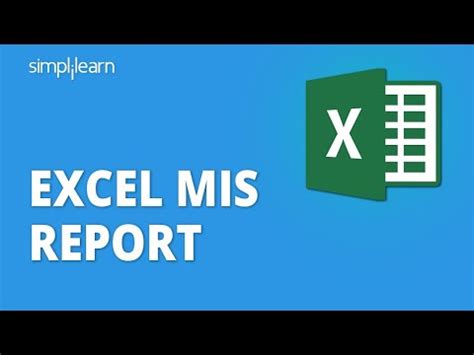 Excel MIS Report What It Is Types Steps To Create It Simplilearn
