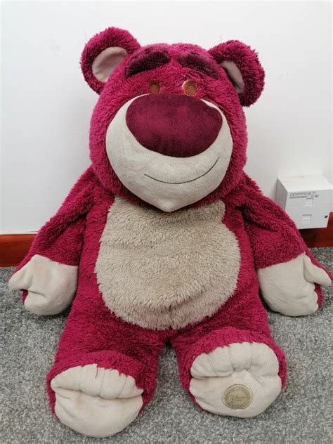 Disney Store Toy Story Lots O Huggin Bear Lotso Plush 20in Strawberry
