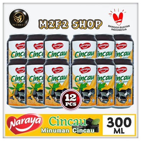 Jual Naraya Grass Jelly Drink Can Minuman Rasa Cincau Kaleng 300 Ml