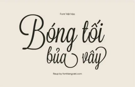 Font Việt hóa UVF Metro Script