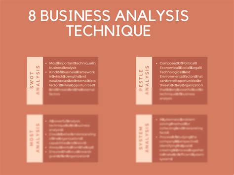 SOLUTION 8 Business Analysis Technique Studypool