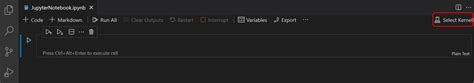 Visual Studio Code Jupyter Notebook On Vscode Not Accepting