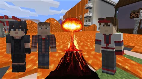 فلم ماين كرافت البركان المرعب☄️ Youtube