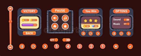Mobile Game Ui Kit Flat Stock Illustrations 499 Mobile Game Ui Kit Flat Stock Illustrations
