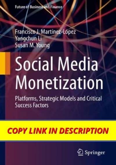 [kindle] Books Social Media Monetization Platforms Strategic Models
