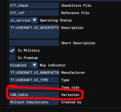 Undocumented Errors On The Careers Validator Aircraft Msfs Devsupport