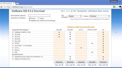 JSF Lesson Set Up Netbeans For J EE YouTube