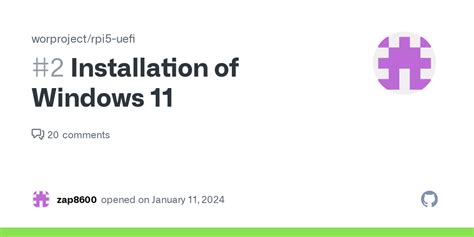Installation Of Windows 11 Issue 2 Worproject Rpi5 Uefi GitHub