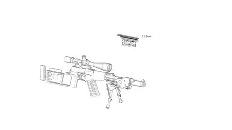 【tarkov Spt Mod】vssm 3d Model 3d Warehouse