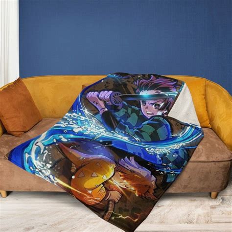 Demon Slayer Tanjiro Kamado Fleece Blanket V