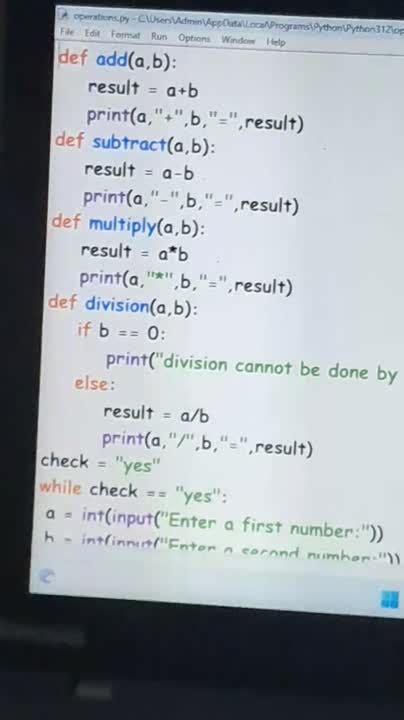 program of task 2 calculation by codsoft keerthana senthilkumar