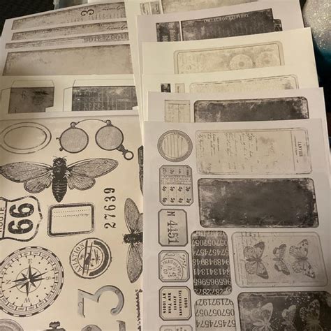 Antique Ephemera Storage Folder For Junk Journals And Other Paper Craft