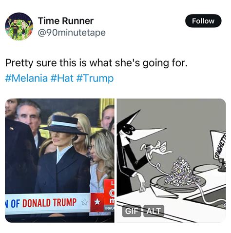 Melania Trumps Outfit At The Presidential Inauguration Sparks