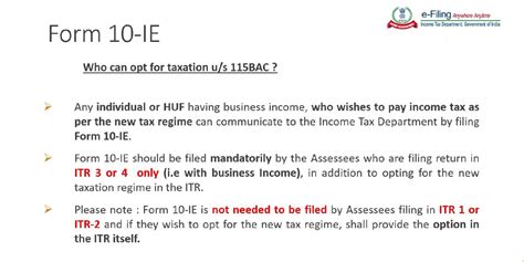 Taxation Updates Mayur J Sondagar On Twitter No Need To Form 10 Ie