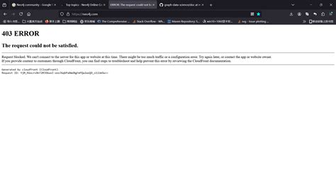 Is There Anything Wrong With The Neo4j Website Today Just Cant Access