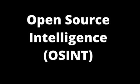 Perform An Osint Investigation For You By Mehedi1391 Fiverr
