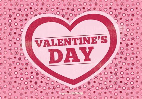 오래 된 레트로 발렌타인 데이 벡터 일러스트 레이 션 Ai Eps Uidownload