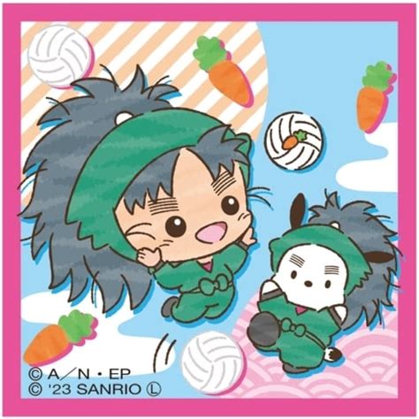 駿河屋 小平太×ポチャッコ ステッカー 「忍たま乱太郎×サンリオキャラクターズ」（シール・ステッカー）