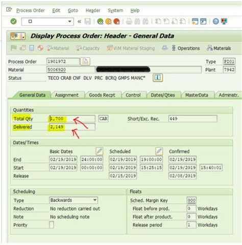 Solved Mismatch In Total Qty And Delivered Qty In Cor Sap