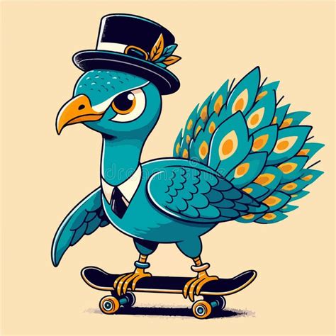 Hat Peacock Vector Stock Illustrations 152 Hat Peacock Vector Stock