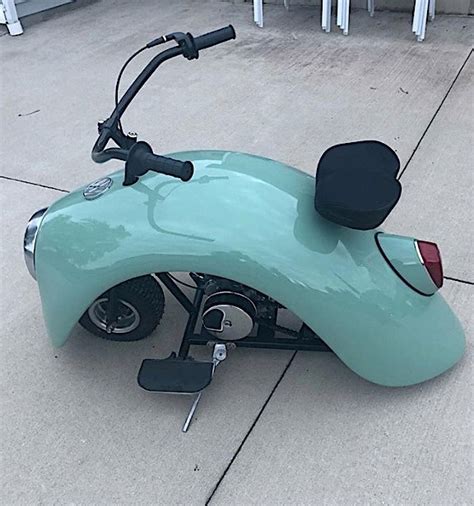 Volkspod Minibikes Made From VW Beetle Fenders Look Like Metal